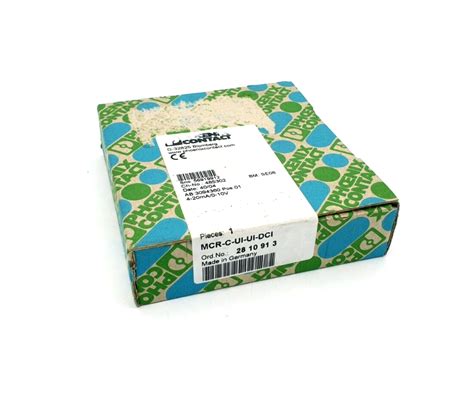 Phoenix Contact 2810913 Trennverstärker Mcr C Ui Ui Dci Mkm
