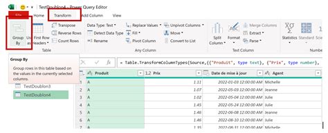 Supprimer Les Doublons Avec Power Query