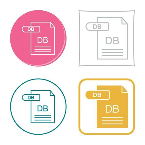db vector icon 31505221 vector art at vecteezy