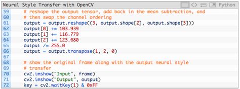 无需gpu，用opencv和python实现图视频风格迁移 知乎