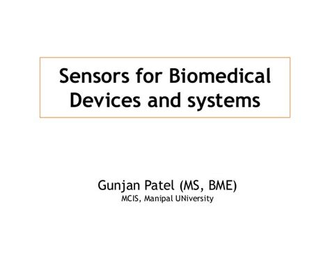 Sensors For Biomedical Devices And Systems