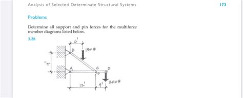 Solved Analysis Of Selected Determinate Structural Systems