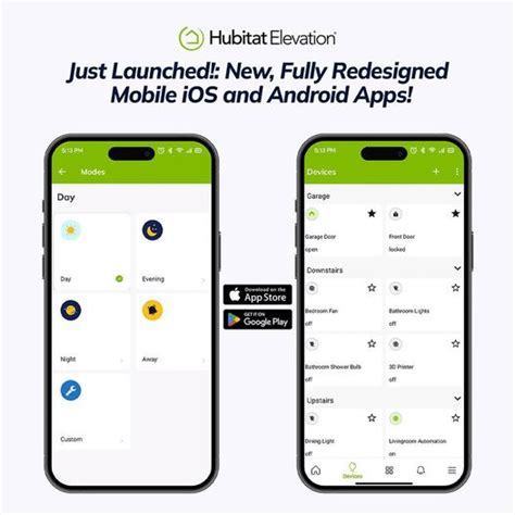 New Hubitat Elevation Mobile Apps Seamless Smart Home Control R
