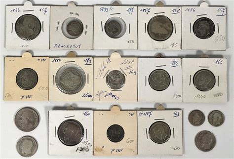 Belgium Leopold II 1865 1909 50 Centimes 2 Francs Catawiki
