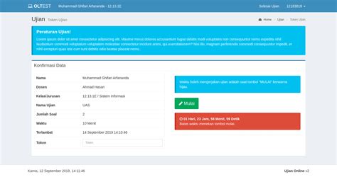 free source code aplikasi ujian online codeigniter 3 alam koding