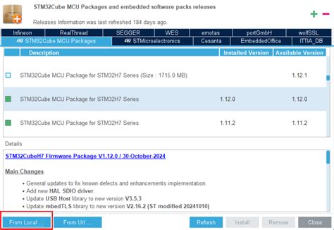 【stm32cubemx】st官网mcu固件库下载及安装cubemx固件包 Csdn博客 【stm32cubemx】st官网mcu固件库下载及安装cubemx固件包 Csdn博客