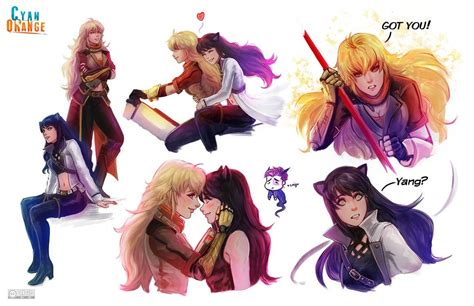 Bumblebybumblebee Rwby Vol 6 Arte En Cuadernos Parejas De Anime Rwby