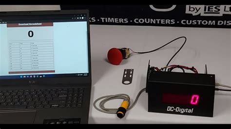 Network Unit Counter Wdata Log And Spreadsheet Output Dc 10c Term Ir Sensor Youtube