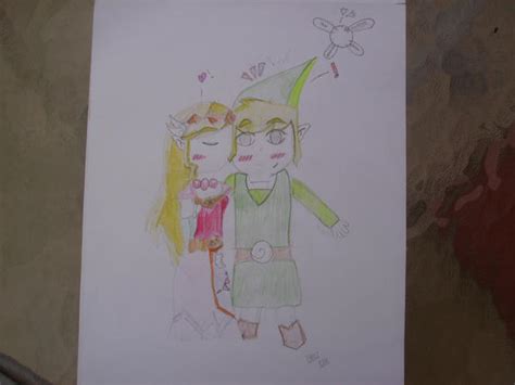 Zelda Kisses Link On The Cheek By Toonlinkshot On Deviantart