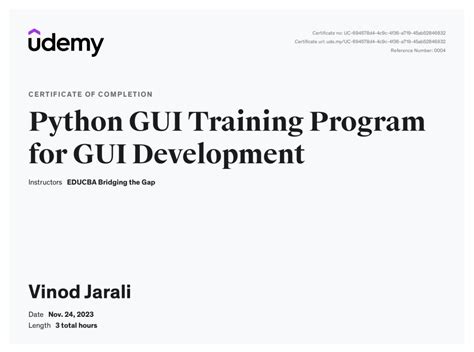 Vinod Jarali On Linkedin Udemy Course Completion Certificate