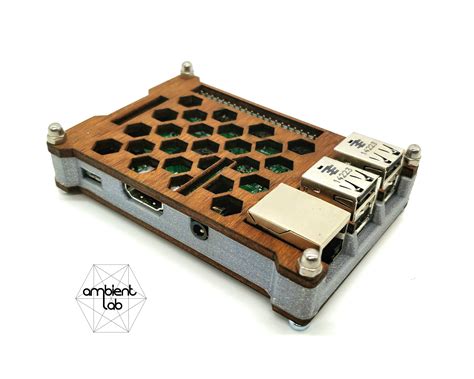 Raspberry Pi Case Wood Laser Cut Case 3d Printed Case Etsy
