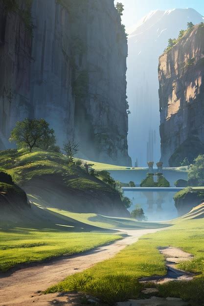 Premium Ai Image Cartoon Anime Style Game Scene Cover Wallpaper