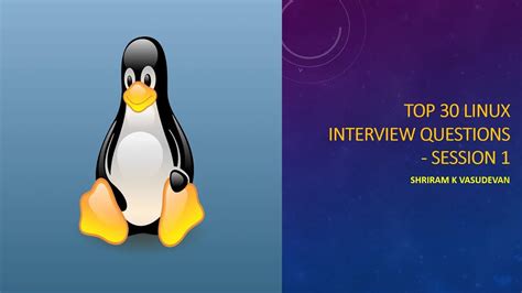 Top 30 Linux Interview Questions Session 1 Youtube