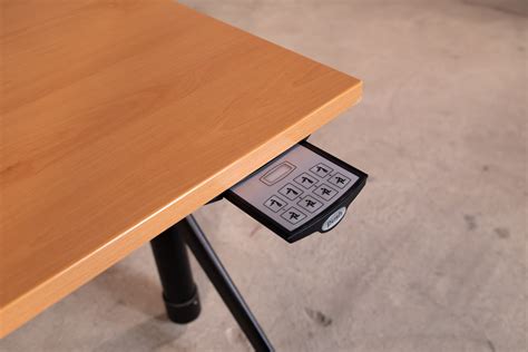 Werndl Elektrisch Höhenverstellbarer Schreibtisch Buche Optik