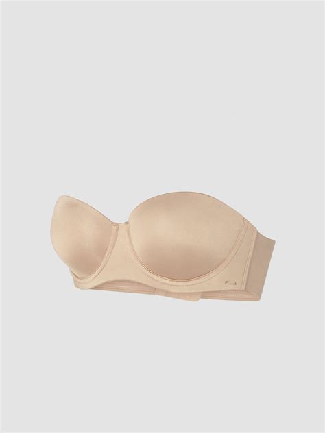 New Microfiber Strapless Bra In Brown Savage X Fenty