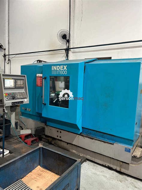Torno Cnc Index It600 Ano 2015 Com Acionada Em Região De Campinas