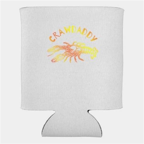 Cool Crawdaddy Dad Tee T Shirt Can Cooler