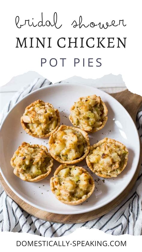 Mini Chicken Pot Pies Recipe Domestically Speaking