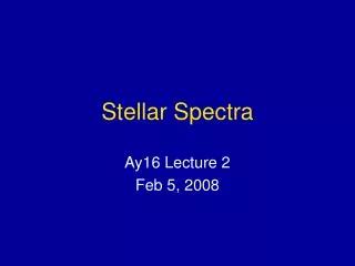 PPT The Classification Of Stellar Spectra PowerPoint Presentation
