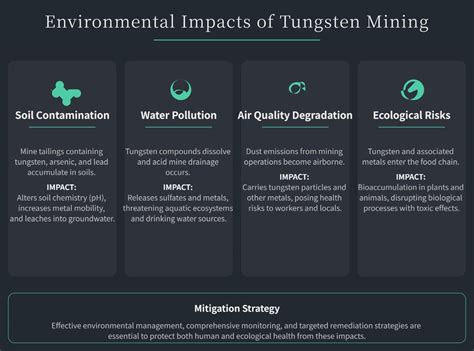 Comprehensive Guide To The Environmental And Health Impacts Of Tungsten