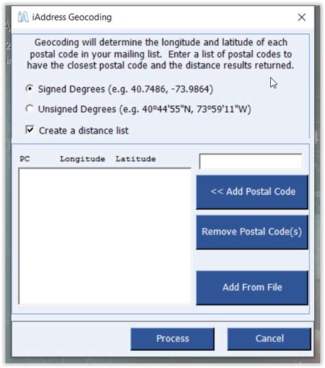 Geocoding Manual Flagship Software Ltd