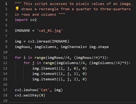 Accessing The Pixels Of An Image Using Python And Opencv Codixy