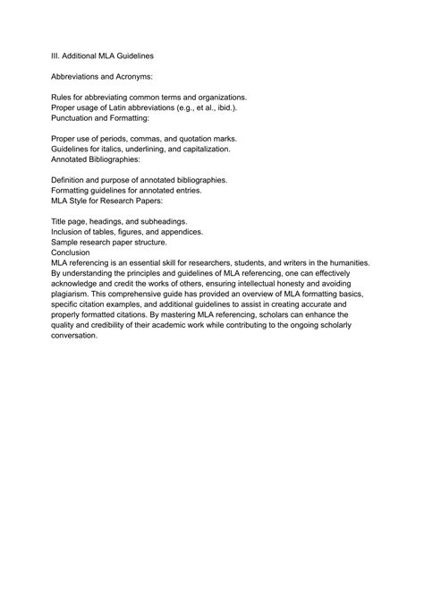 PPT Understanding MLA Referencing A Comprehensive Guide PowerPoint Presentation ID