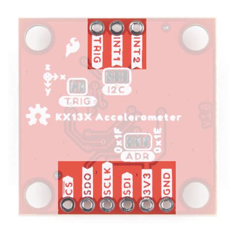 Triple Axis Accelerometer Breakout KX13x Qwiic Hookup Guide