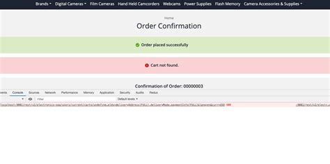 Error When User Logs Out From The Order Confirmation Screen Issue SAP Spartacus GitHub