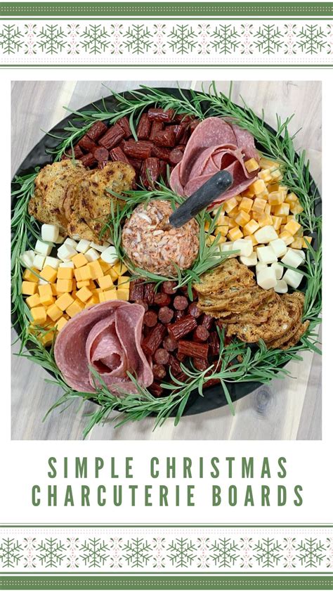 Simple Christmas Charcuterie Board Ideas Christmas Tree And Wreath
