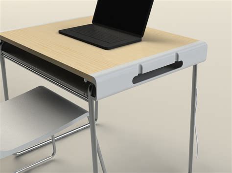 Laptop Table Classrooms Behance