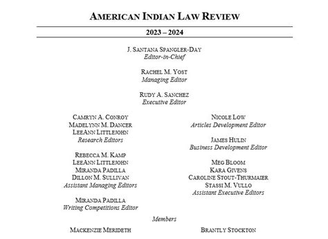 American Indian Law Review On Linkedin Oulaw Americanindianlawreivew
