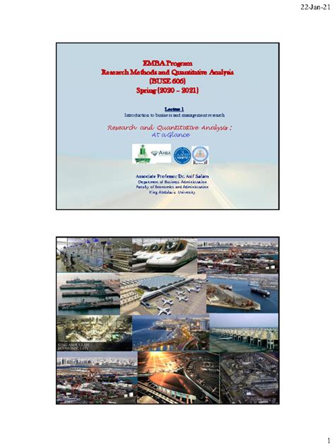 Lecture 1 Introduction To Research Associate Professor Dr Asif Salam