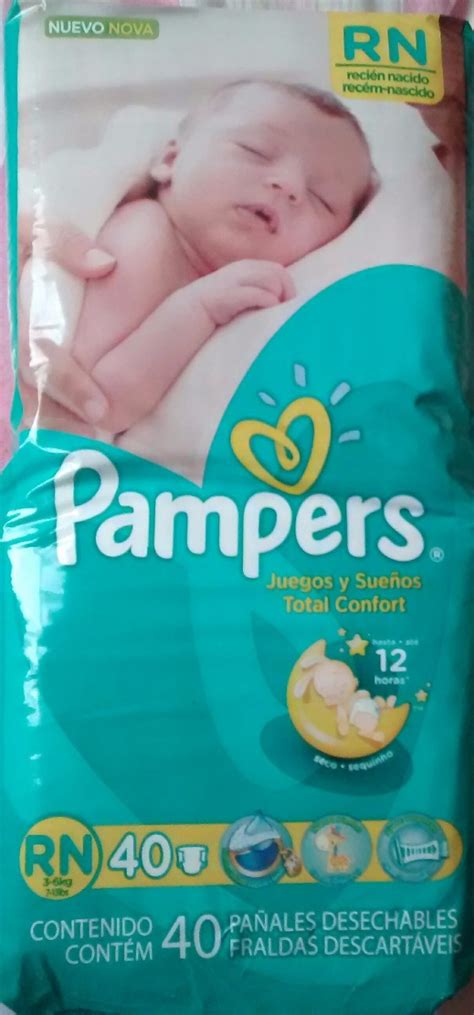 160 Fraldas Pampers Total Confort Tamanho Rn 3 A 6 Kg Xp R 139