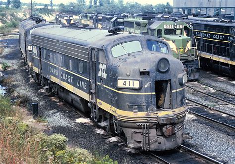SCL 411 (F7A built 12/50 ex-ACL 428) at RF&P Bryan Park Sh… | Flickr