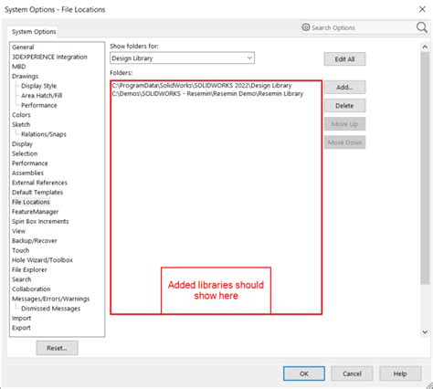 a quick guide to the solidworks design library