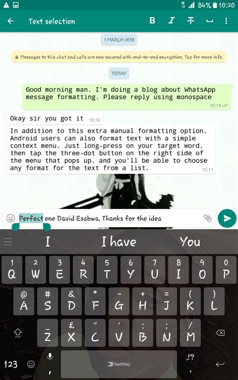 Whatsapp Message Formatting How To Bold Monospace Italic And