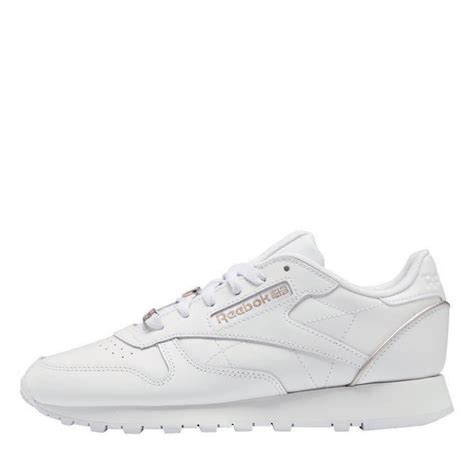 Buy Reebok Classics Womens Classic Leather Trainers Footwear White