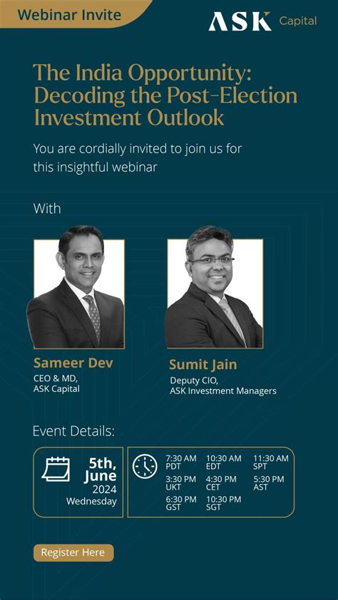 mithun ميثون shrinivas سرينيفاس on linkedin india investment webinar investmentoutlook