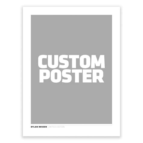 Posters Dylan Rosser Photography