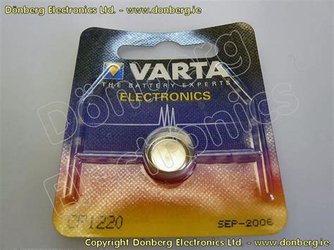 Batteries: CR 1220 - COIN CELL from Dönberg