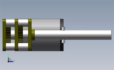 Ga1024 N20电机solidworks 2018模型图纸下载 懒石网