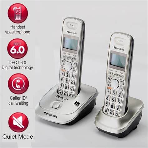 Dect6 0 Home Cordless Phone Handset Wireless Telephone With Caller Id Handfree Internal Intercom