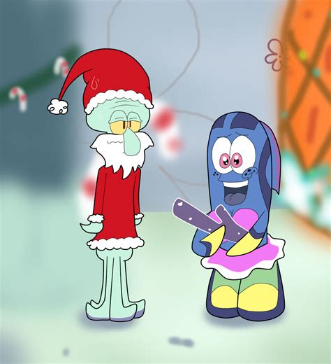 Santa Squidward And Dory By Cristiandarkradx On Deviantart