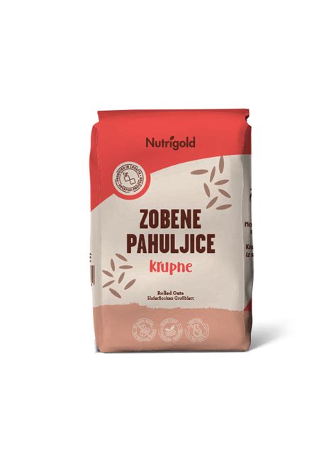 Nutrigold Zobene Pahuljice 750g Tvornica Zdrave Hrane