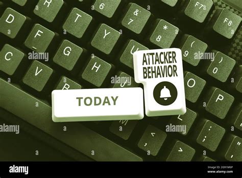 Text Showing Inspiration Attacker Behavior Business Showcase Analyze