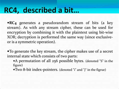Secured Algorithm For Gsm Encryption And Decryption Ppt