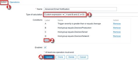 Zabbix настроить оповещения Хостинги