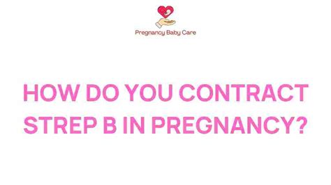 Unveiling Strep B What Every Pregnant Woman Should Know
