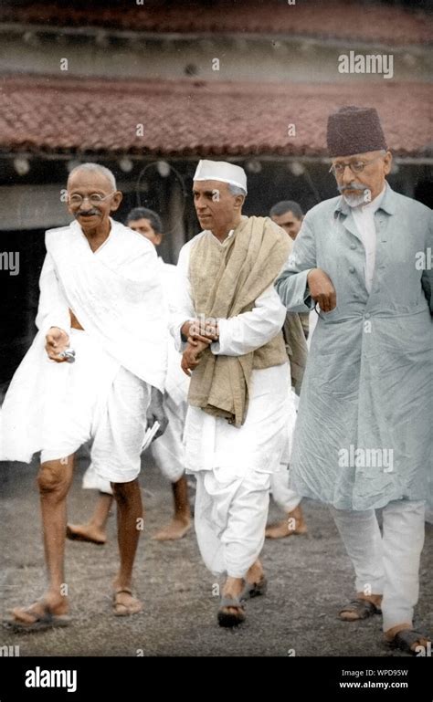 Mahatma Gandhi And Jawaharlal Nehru